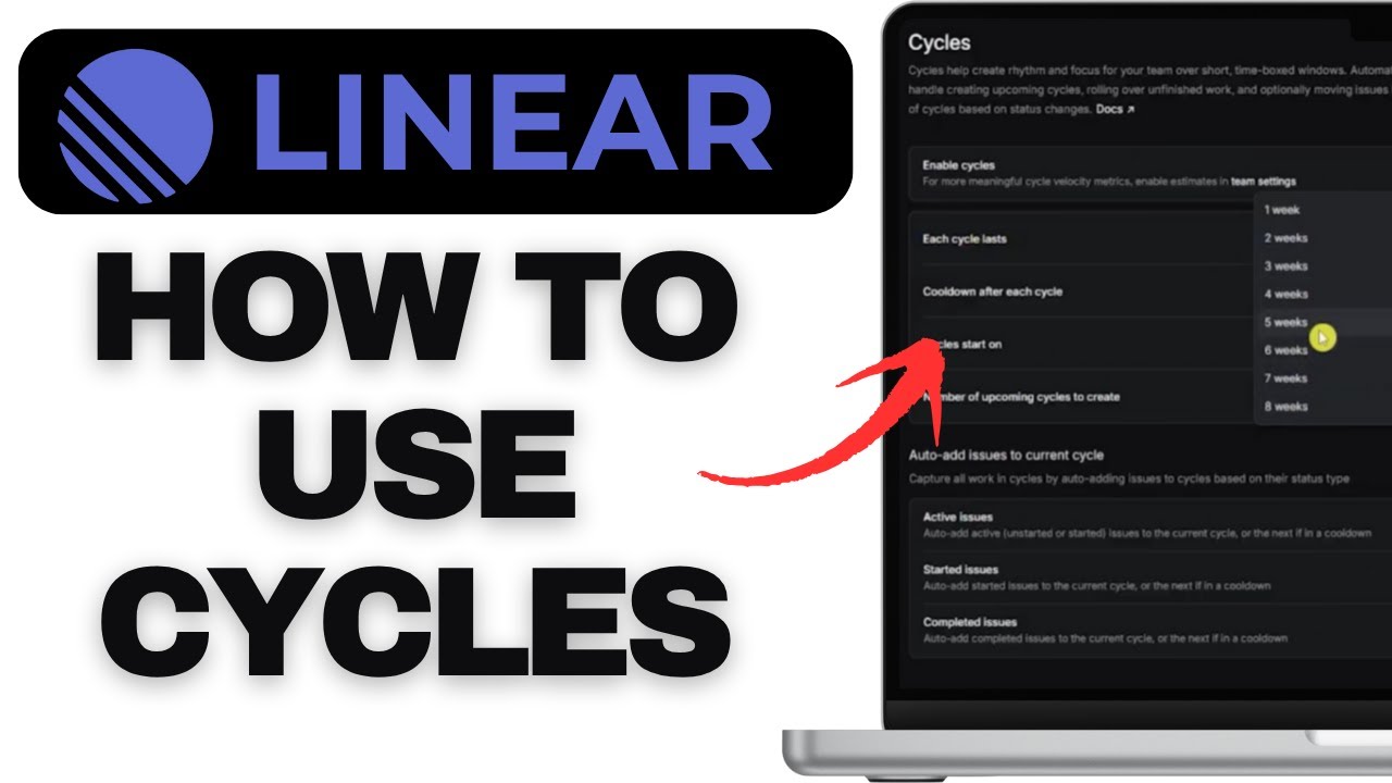 How to Use Cycles in Linear for Sprint Planning - YouTube