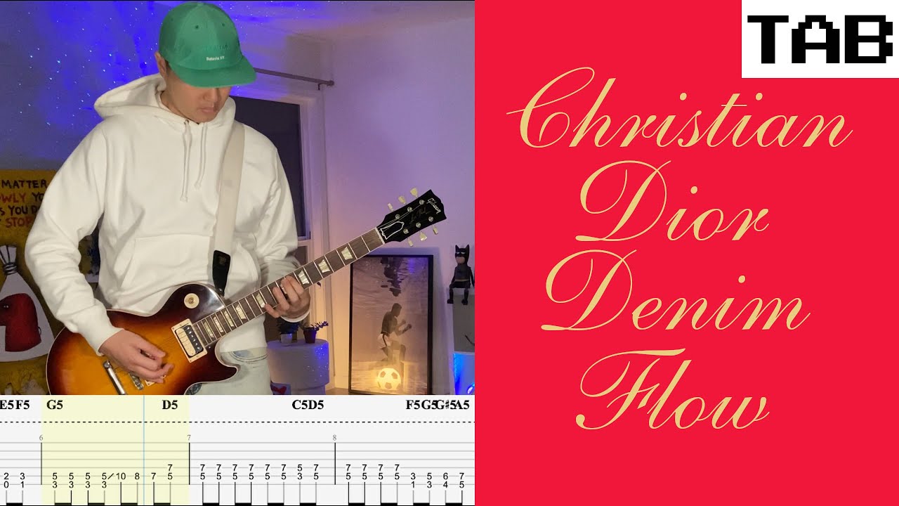Kanye West - Christian Dior Denim Flow | Guitar Tab | Cover | Lesson ...