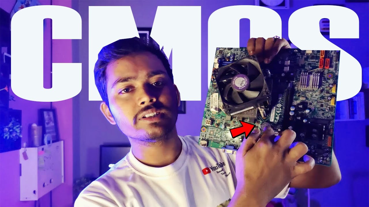 How To Replace CMOS Battery In A Desktop Computer Motherboard's| CMOS ...