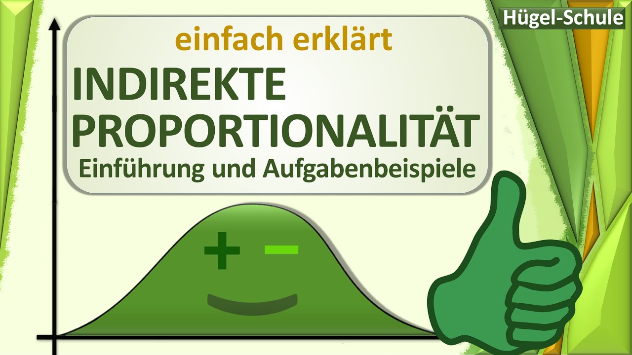 Indirekt proportionale Zuordnungen | einfache Anwendungen | + Übungen ...