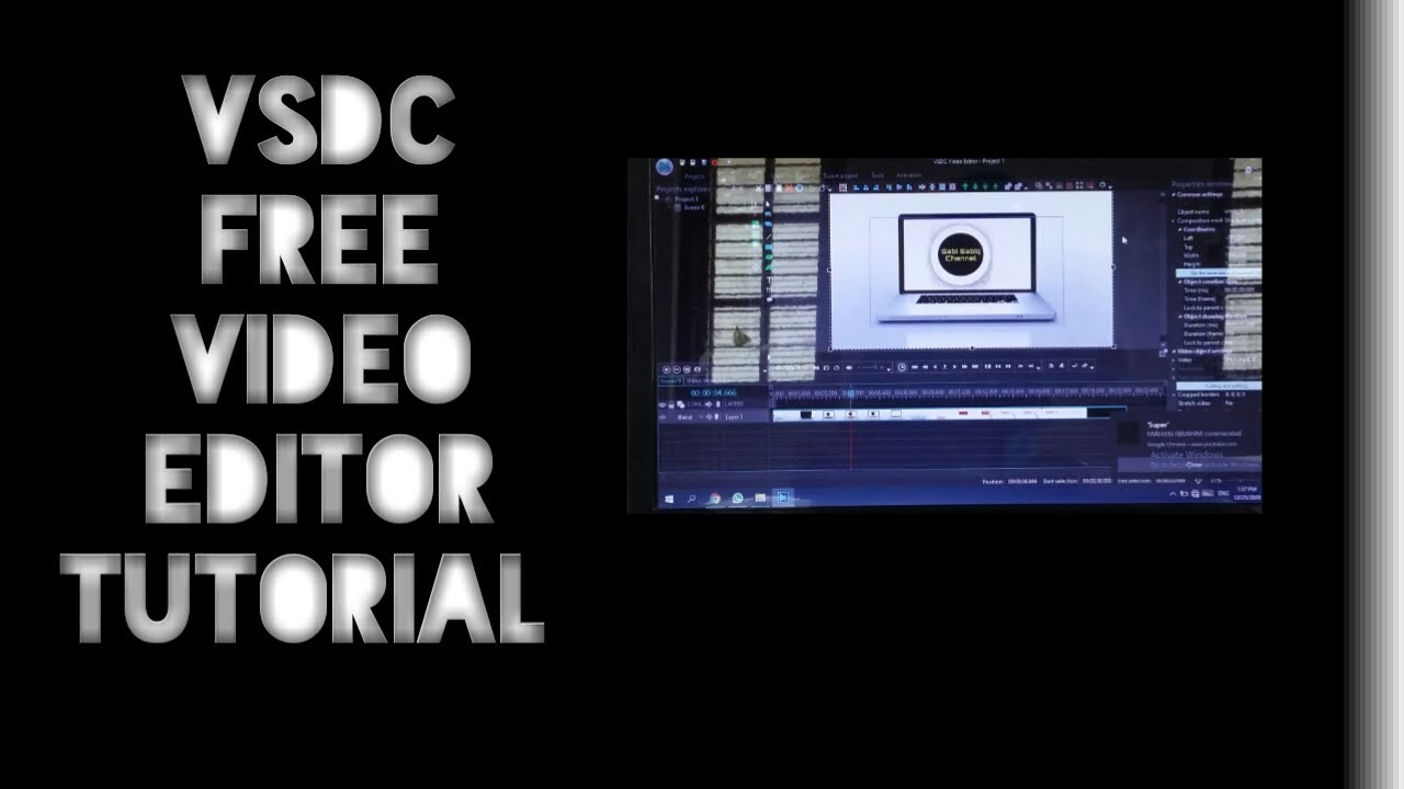 vsdc free video editor malayalam tutorial - YouTube