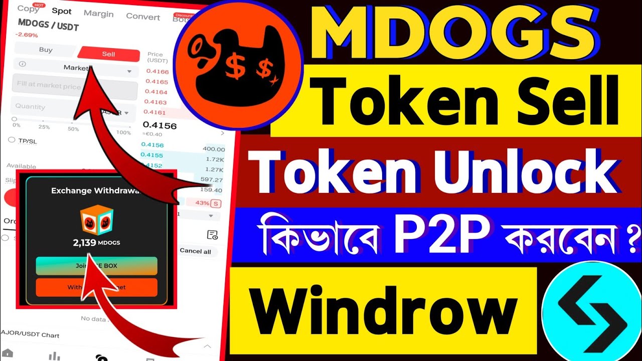 Money Dogs Token Sell Bitget | MDOGS Token Unlock | MDOGS Token Locked ...