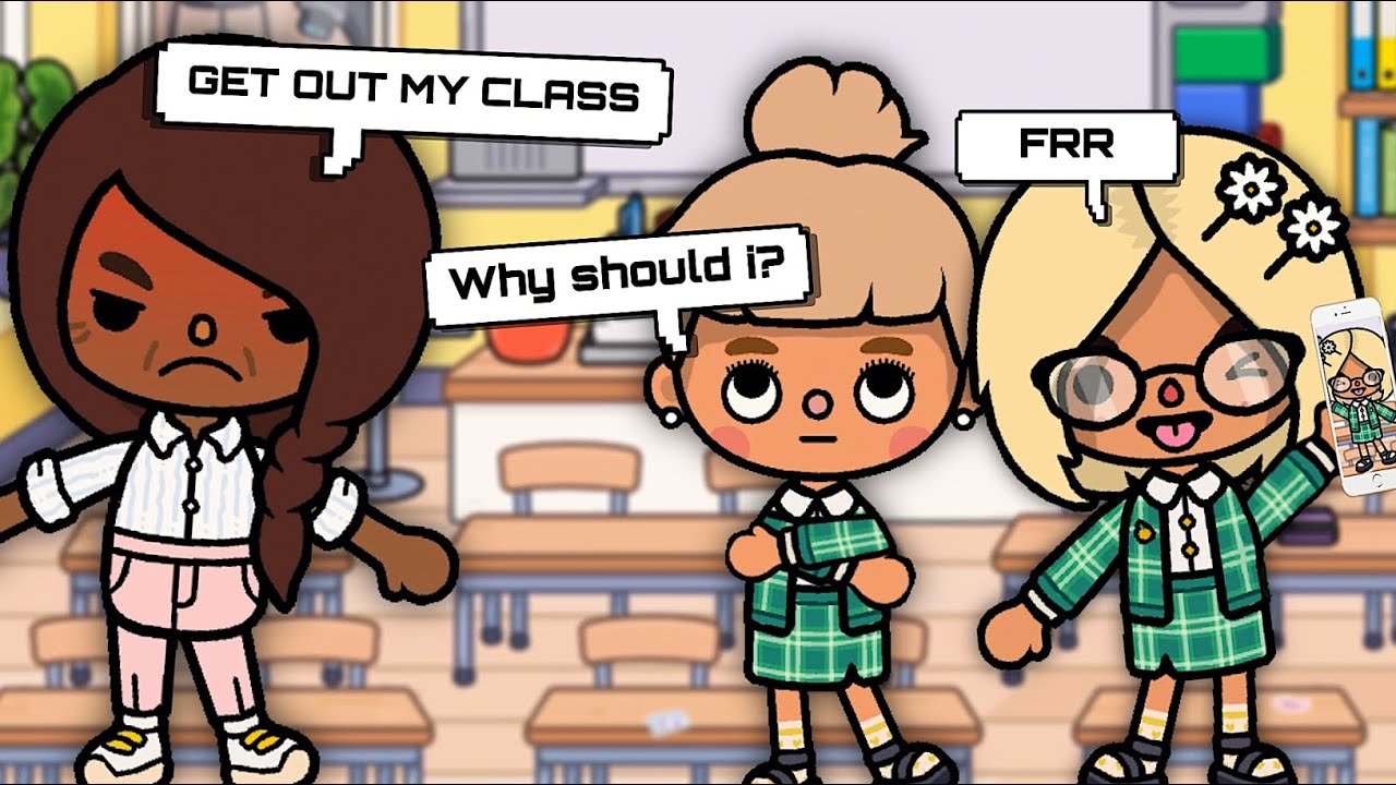 BADDIE BEHAVIOUR AT SCHOOL 😳😜 || Toca boca life ROLEPLAY *with voice* 🗣 ...