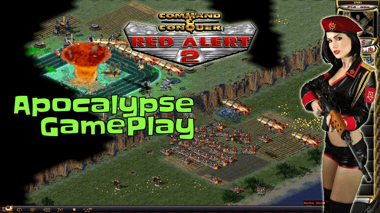 Red Alert 2 - Apocalypse GamePlay - 4 vs 1 - YouTube