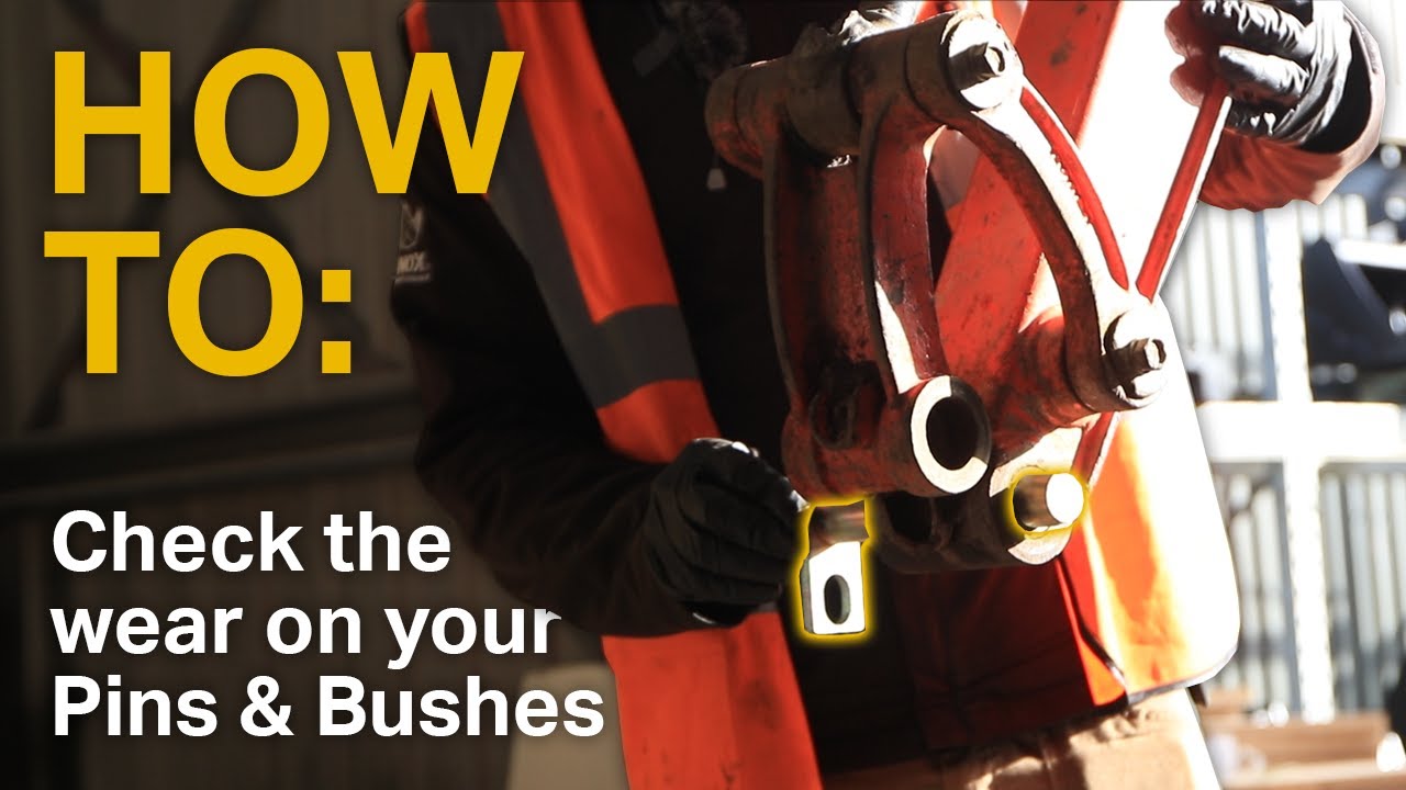 HOW TO: Check if your Digger / Excavator Pins & Bushes are worn - YouTube