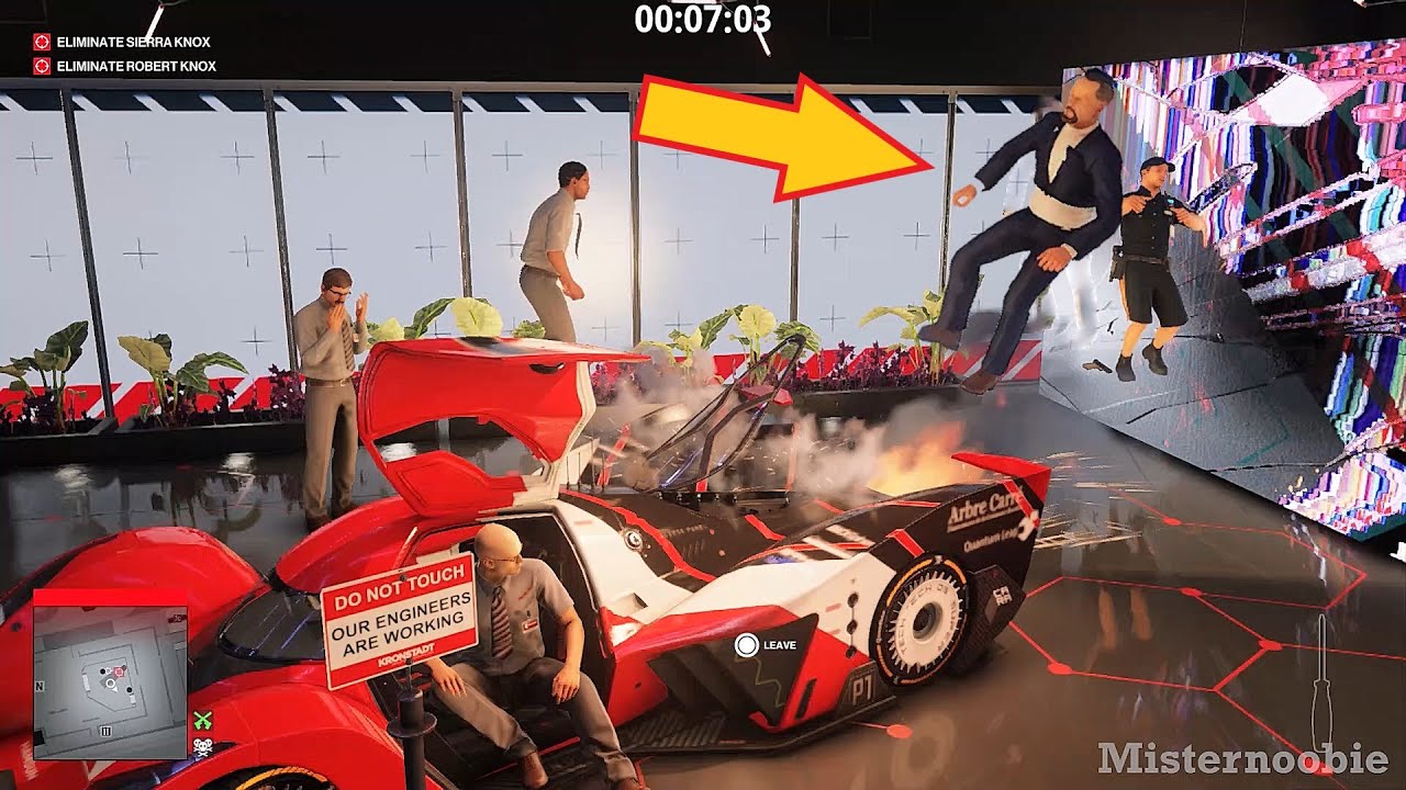 Hitman 2: Car Engine eliminates Robert Knox - Turbo Charged Master ...