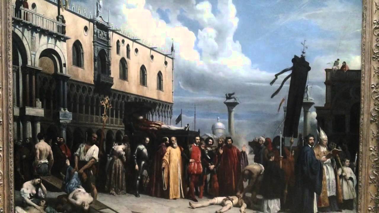 Honneurs funèbres rendus au Titien 1576, 1833, Alexandre Hesse 1806 ...