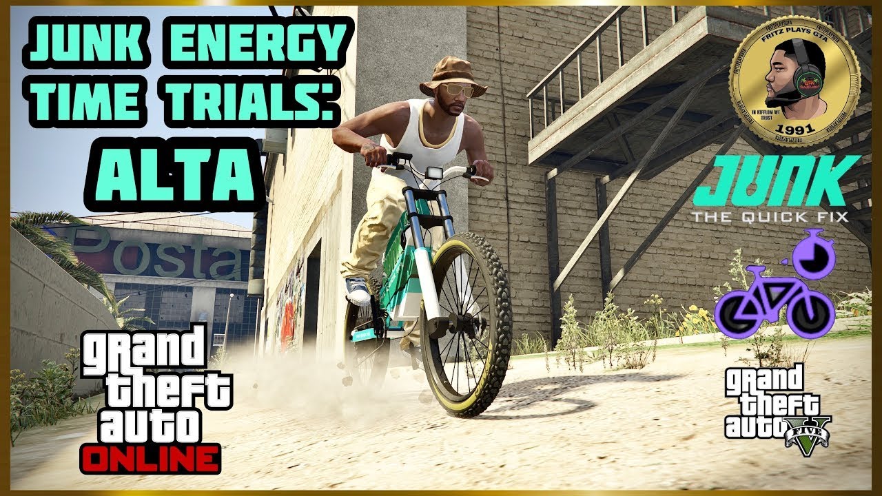 GTA Online Junk Energy Time Trials Alta FritzPlaysGTA - YouTube
