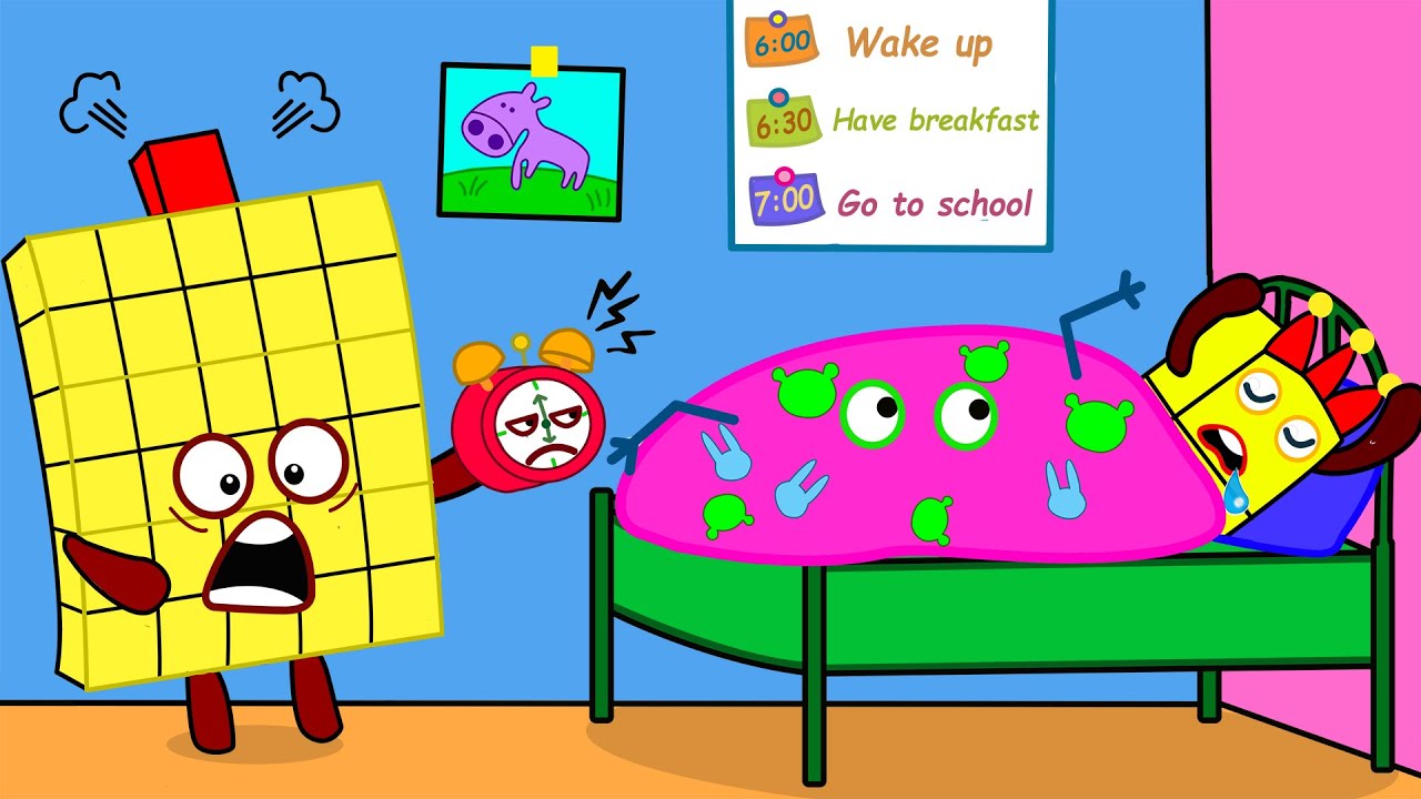 Don't sleep Numberblocks 3, Let's Wake up! | Numberblocks fanmade ...