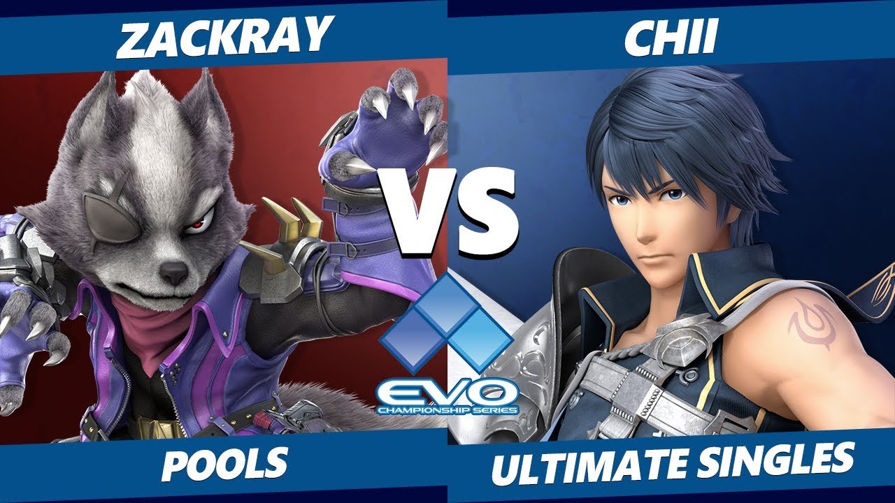 EVO 2019 SSBU - GV | Zackray (Wolf) Vs. Chii (Chrom) Smash Ultimate ...