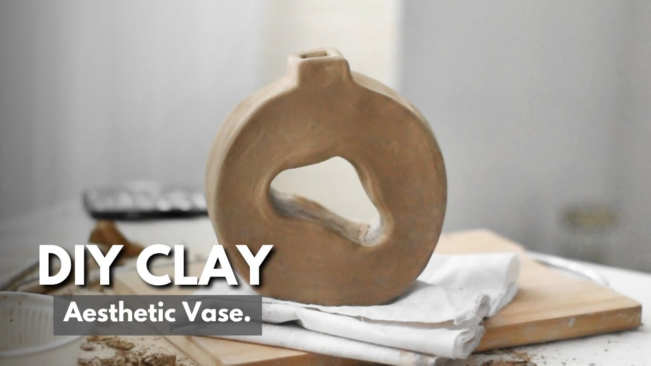 DIY Hand-Built Vase: How to make a functional clay Pot - No wheel ...