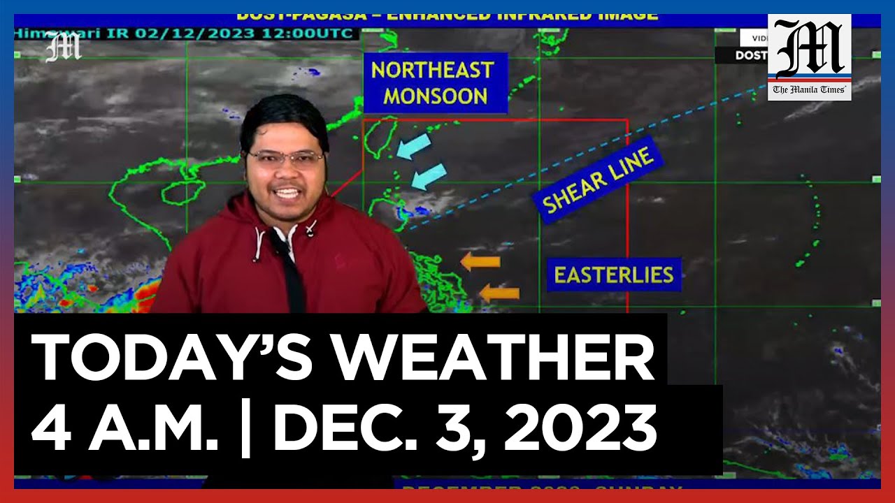 Today's Weather, 4 A.M. | Dec. 3, 2023 - YouTube