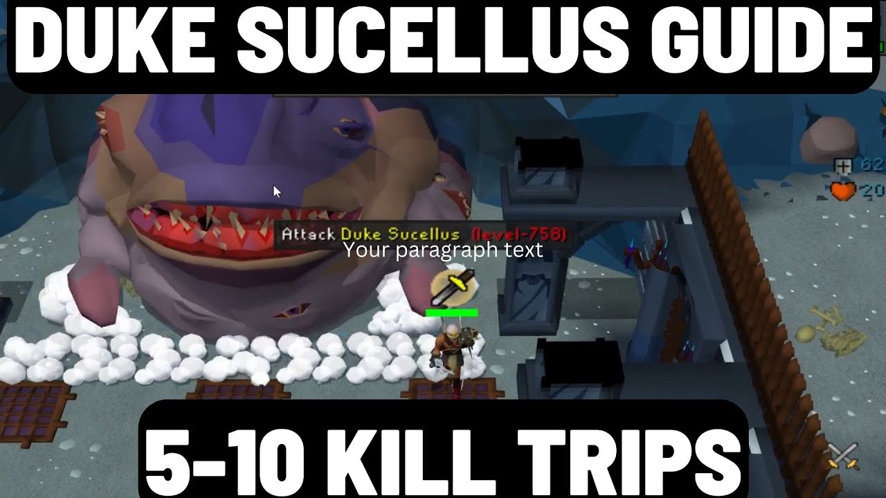 Duke Sucellus step away melee guide - Desert treasure 2 OSRS boss - YouTube