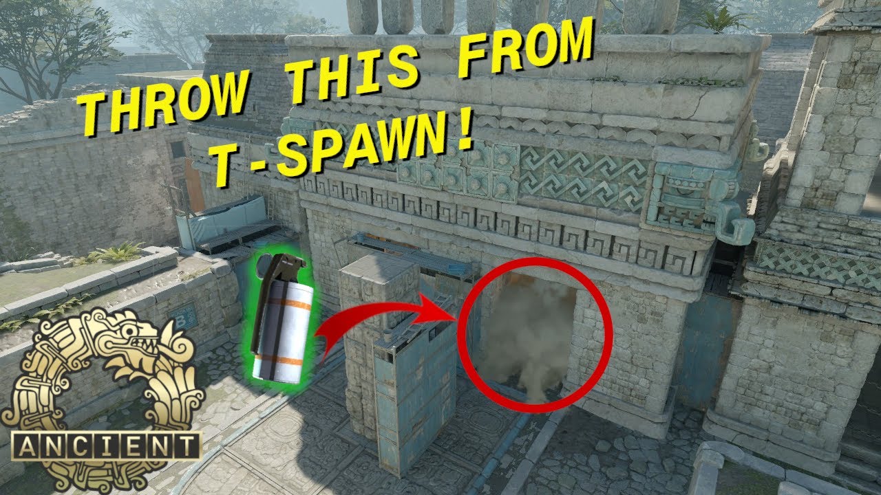 CS2 Ancient - Deep Cave Smoke From T Spawn - YouTube