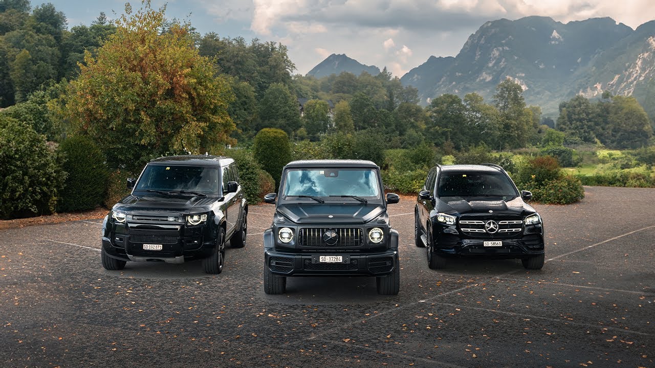 Luxury Car Convoy | Mercedes AMG G63, Land Rover Defender V8, Mercedes ...