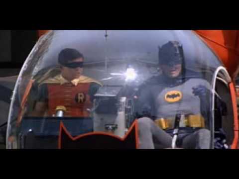 Batman The Movie (1966) - Batcopter accidentally hit by mysterious ...