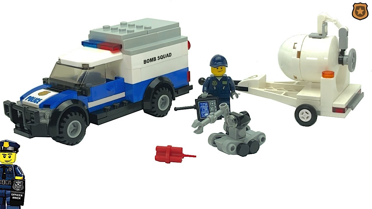 LEGO City Police Bomb Squad EOD MOC - YouTube