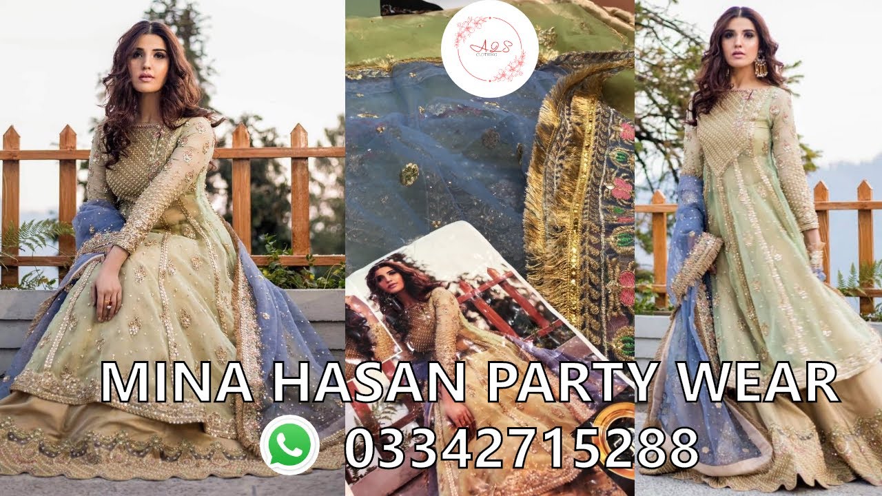 🔥Mina Hasan Luxury Pret collection 2021 | Meena Hasan Party wear ...