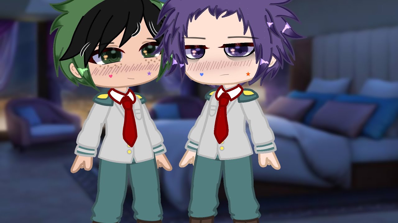 Stickers Meme •Trend •Gacha •MHA •Shinso x Deku - YouTube