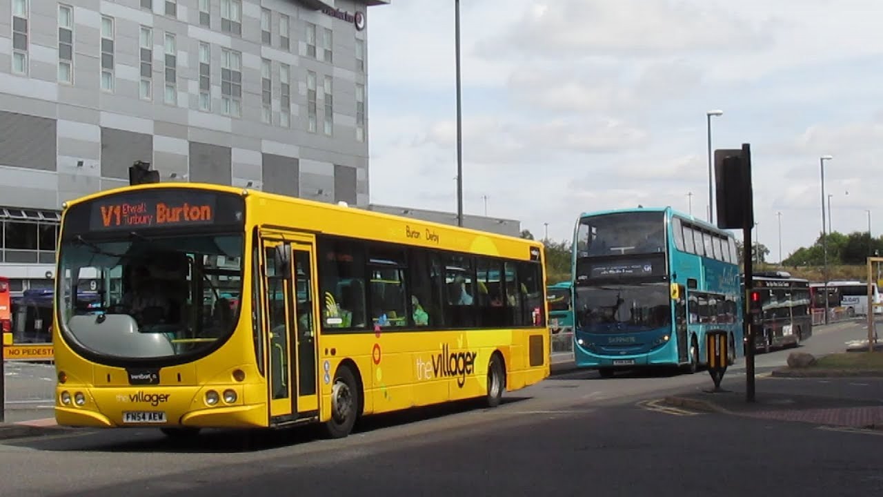Buses Trains & Coaches in Derby August 2018 - YouTube