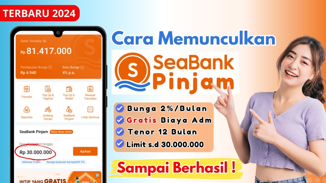 Cara Memunculkan Fitur SEABANK PINJAM di Aplikasi Seabank | Seabank ...