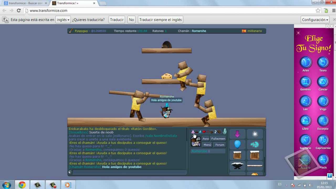 Cambio Cuenta De Transformice Pro - YouTube