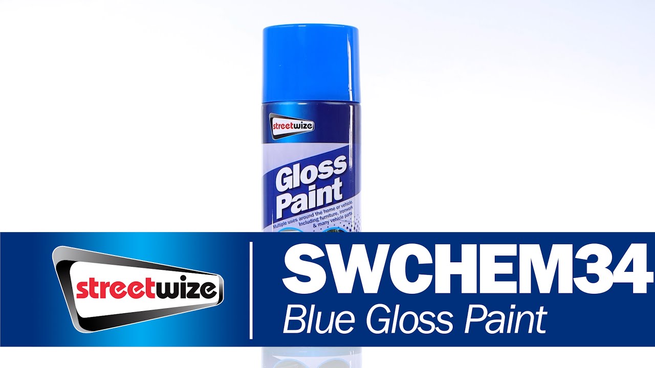 Streetwize Blue Gloss Paint - SWCHEM34 - YouTube