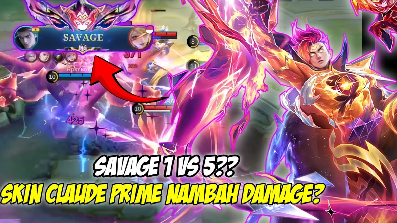 KEKUATAN SKIN CLAUDE PRIME SEKALI MASUK WAR LANGSUNG SAVAGE!!-Mobile ...