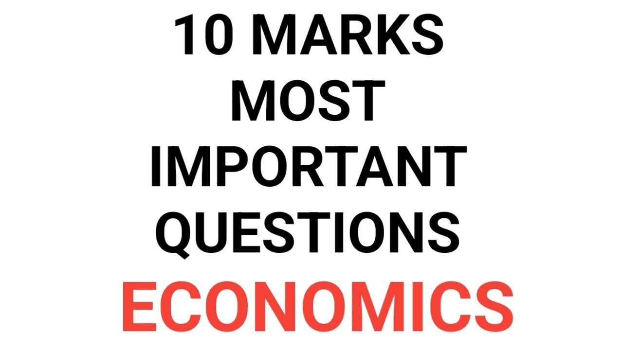 INTER 1ST YEAR ECONOMICS IMPORTANT QUESTIONS|ECONOMIC IMPORTANT ...