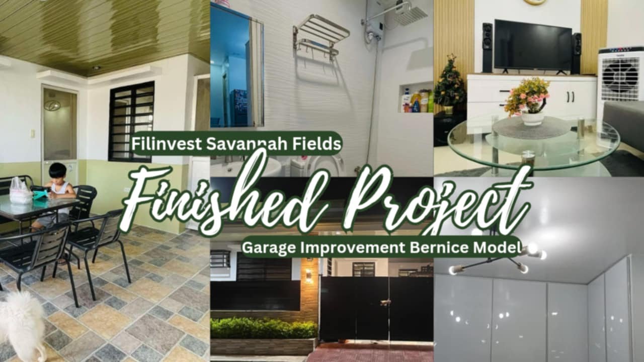 Finished project | Garage Improvement Bernice Model | Filinvest ...