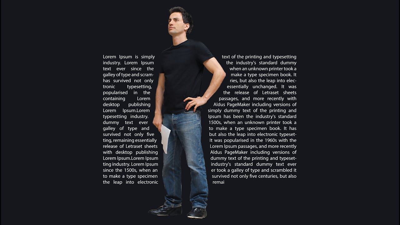 Text Wrap | Adobe Illsutrator | Text Wrapping Effect - YouTube