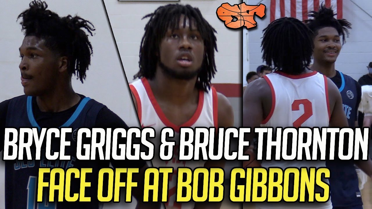 TWO TOP PG's of '22 Bryce Griggs & Bruce Thornton FACE OFF at Bob ...