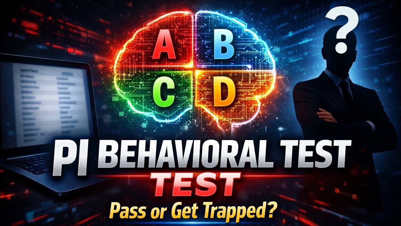 PI Behavioral Assessment Test | PI Cognitive Assessment | - YouTube
