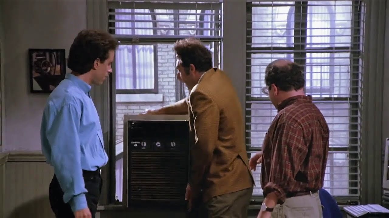 Kramer installing AC | Seinfeld S05E03 - YouTube
