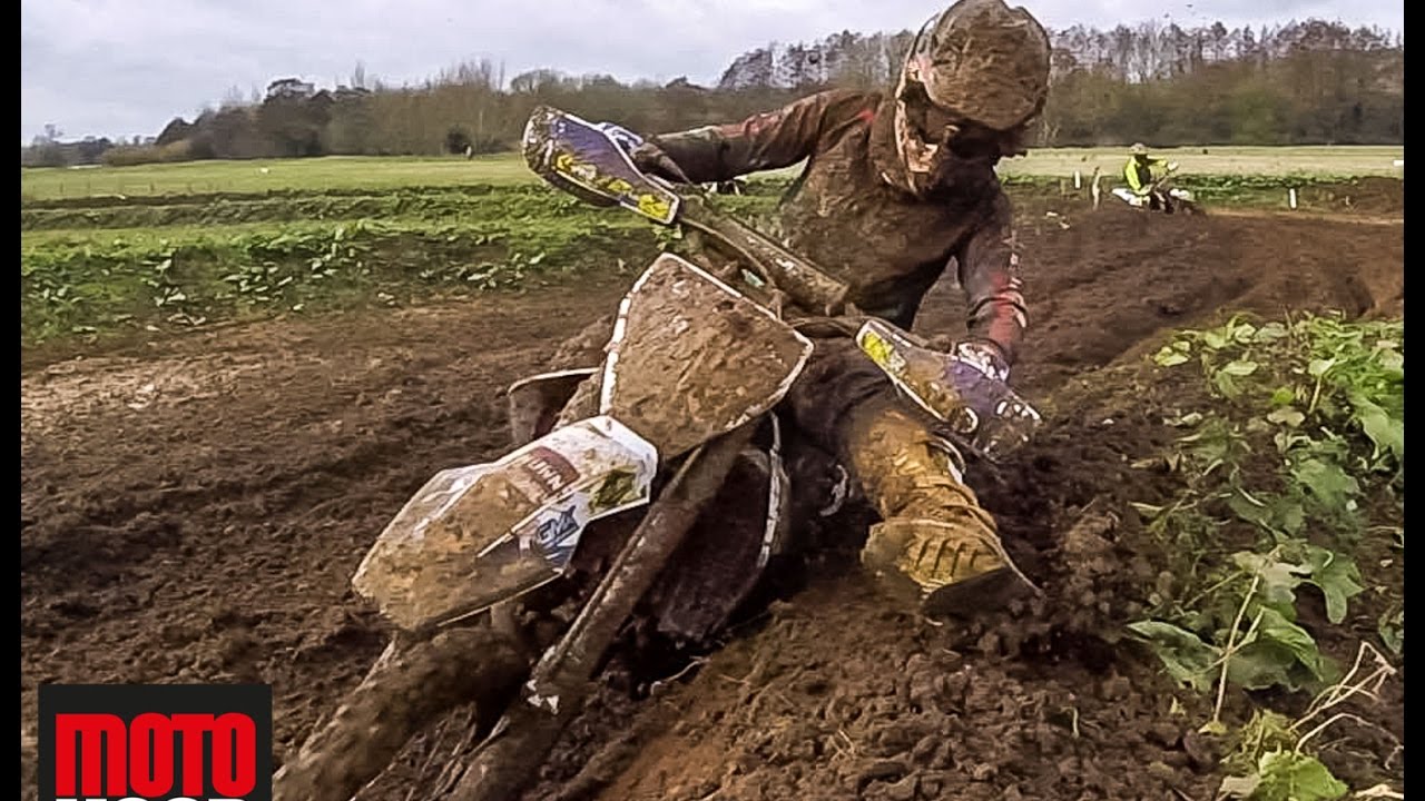 Rut riders! How the pros rode the ruts at Culham - YouTube