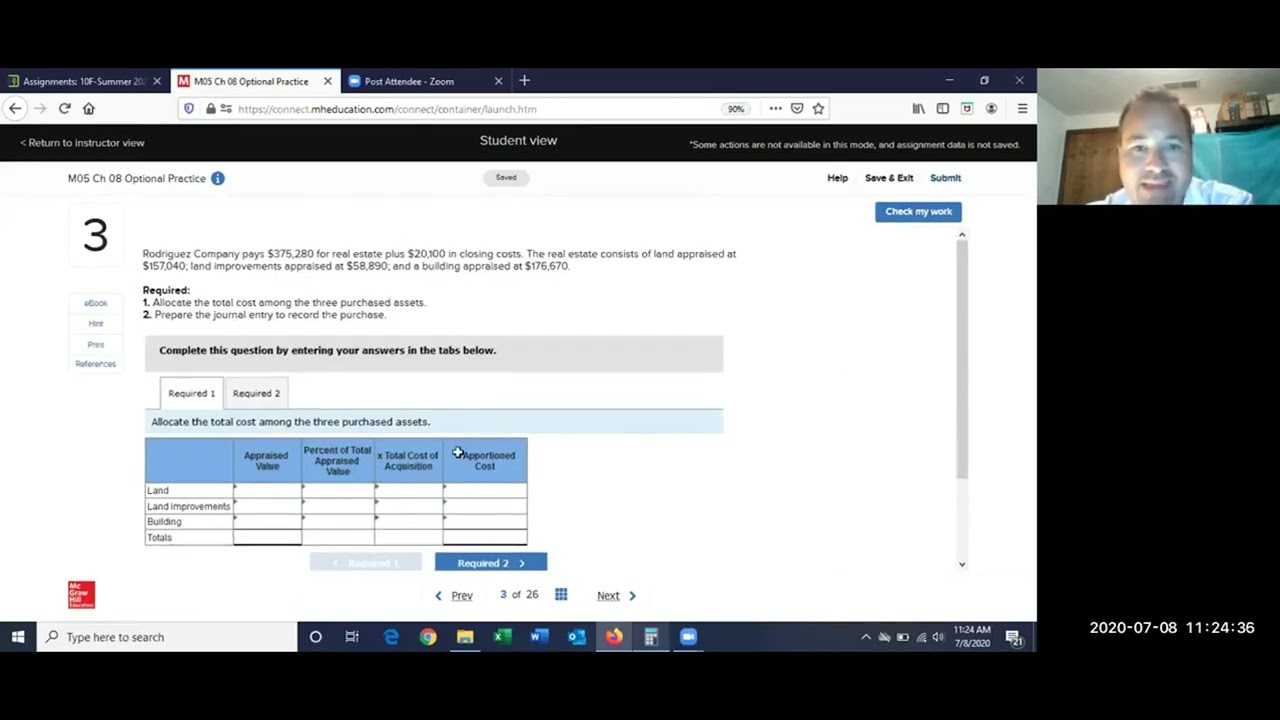 Acct 101 Connect Ch 8 - YouTube