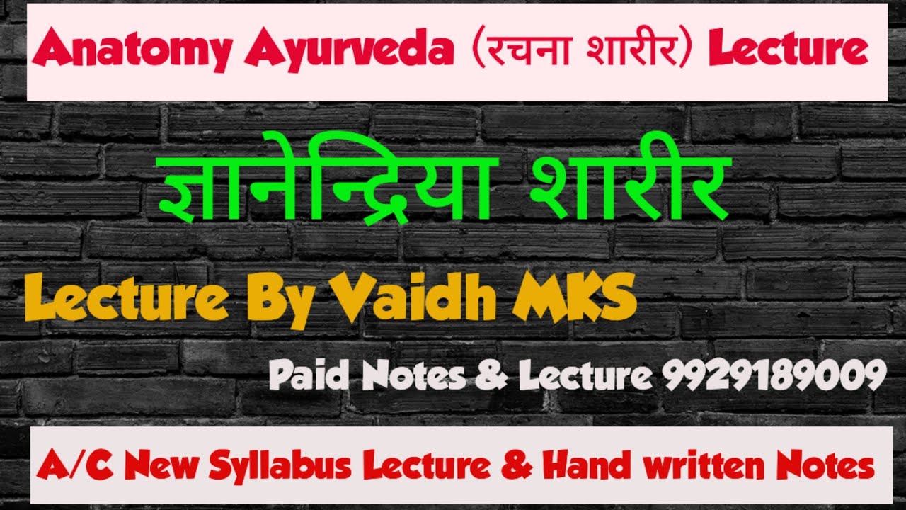 Description of gyanendria, karmendriya and ubhayendriya (manas) | रचना ...