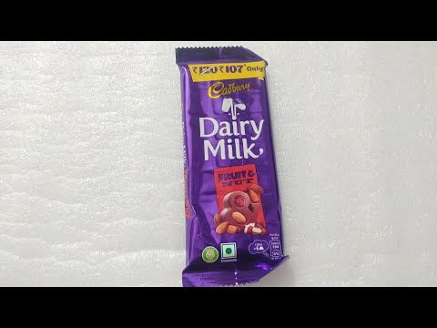 Giant Dairy Milk Fruit & Nut Unboxing Chocolate Video/Long Video 🍫😍