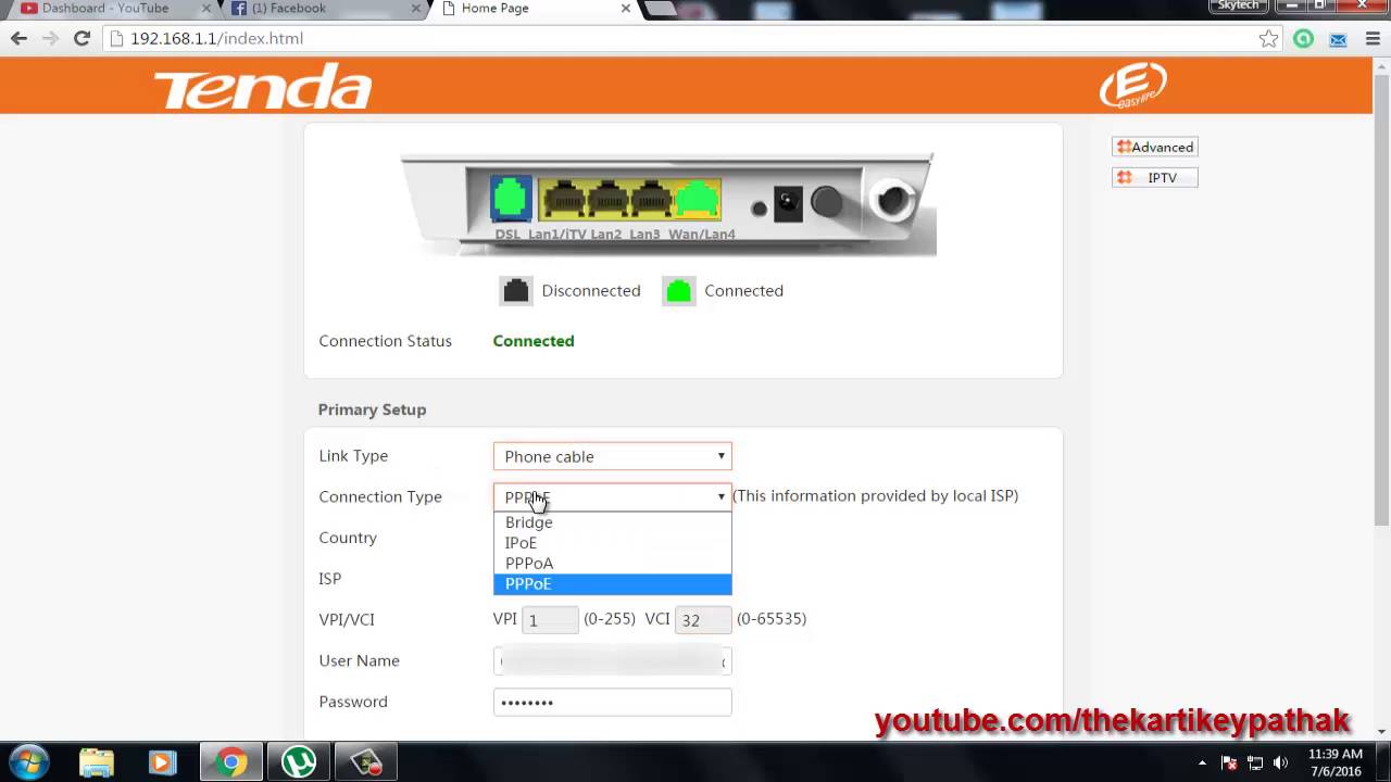 [हिन्दी] Airtel Tenda Router Setup - YouTube