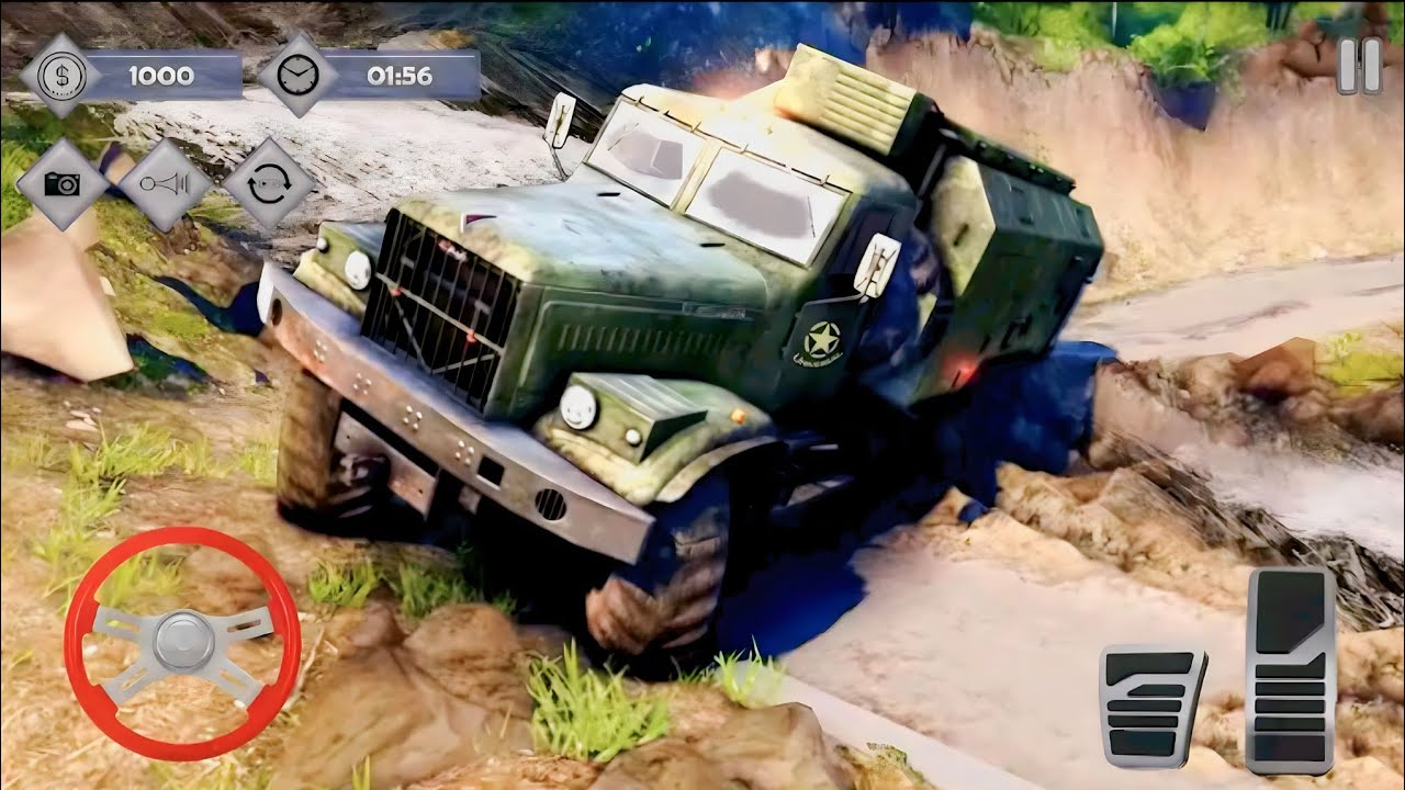 Offroad Army Truck Driving Simulator | US Offroad Army Truck Driver | Android Gameplay - YouTube