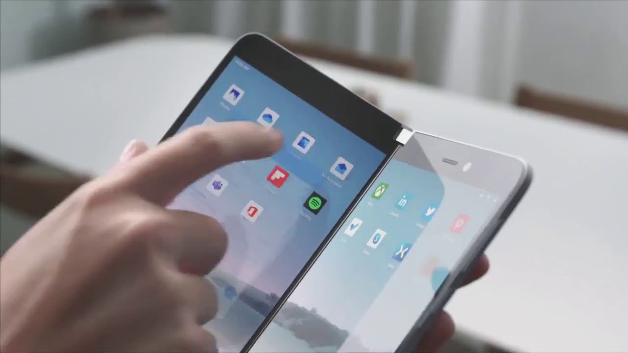 Surface Duo, Microsoft announces dual-screen Android device. - YouTube