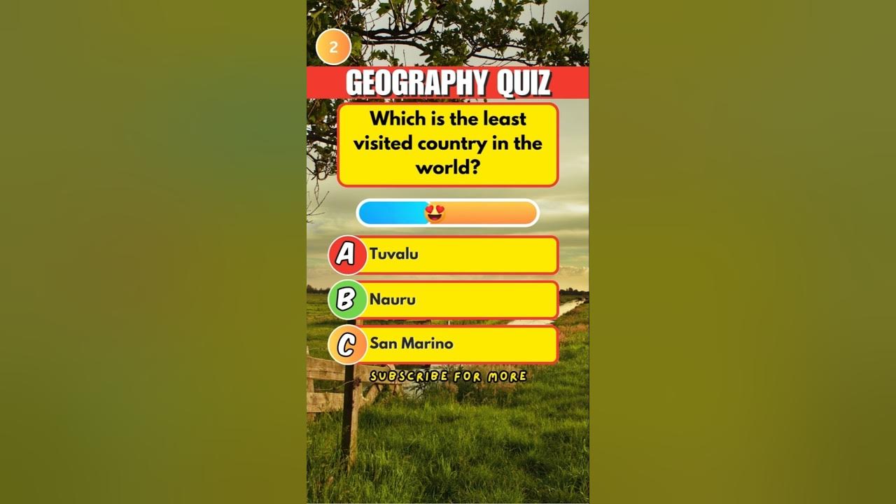 Find Out If You Are A Geography Genius With This Quiz #shortvideo # ...