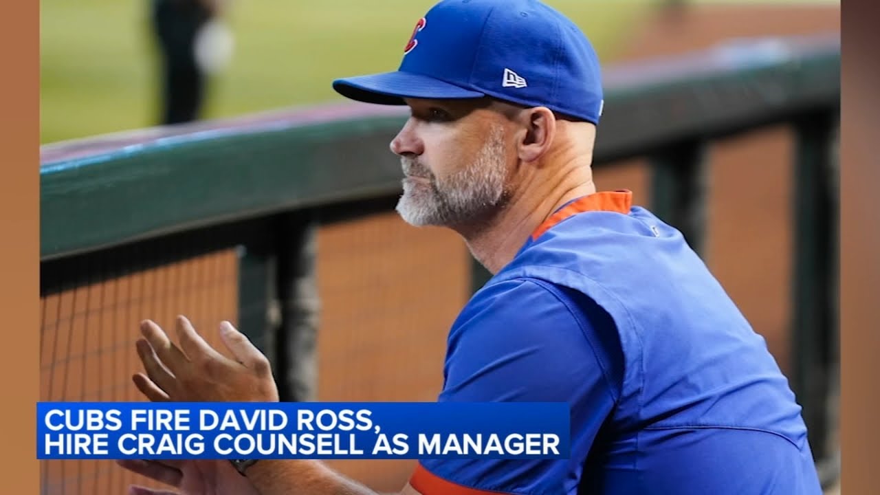 Chicago Cubs replace manager David Ross with Craig Counsell - YouTube