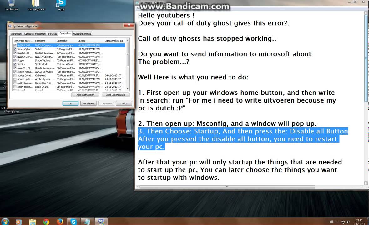 Call Of Duty Ghosts Has Stopped Working Fix Cant Launch Call Of Duty ...