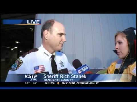 KSTP Reporter Kate Renner Demonstrates 'Mustang Suit' - YouTube