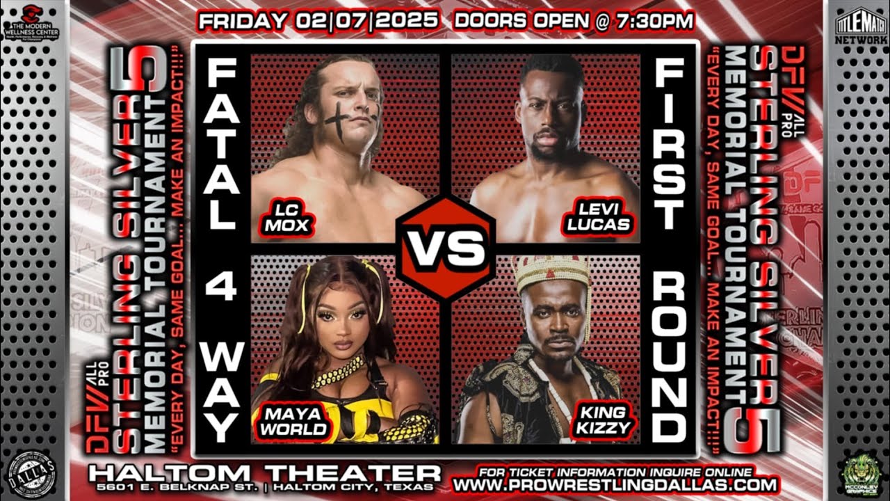 Sterling Silver Fatal 4 Way (Levi Lucas vs Maya World vs LC Mox vs King ...