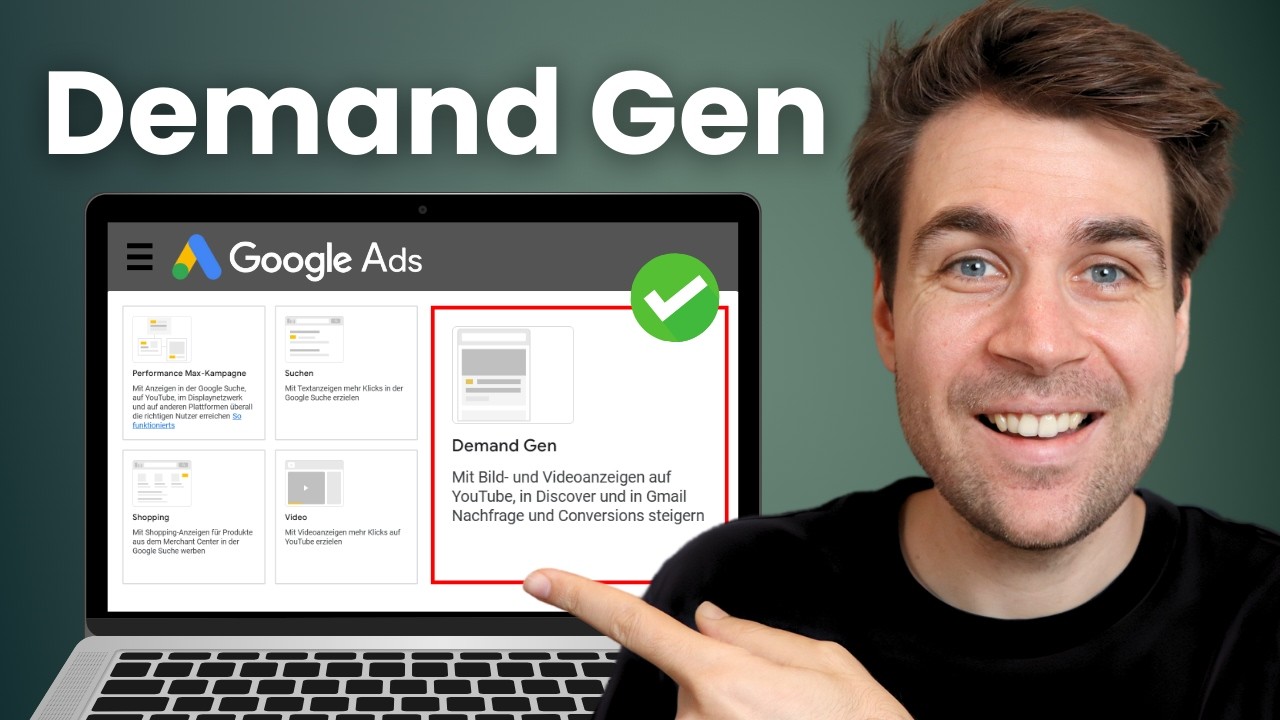 Google Ads Demand Gen Kampagne erstellen (Schritt-für-Schritt) - YouTube