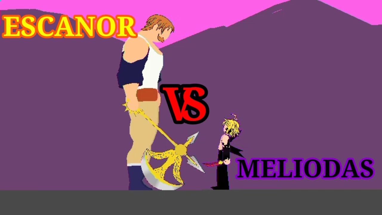 ESCANOR VS MELIODAS | STICK NODES - YouTube