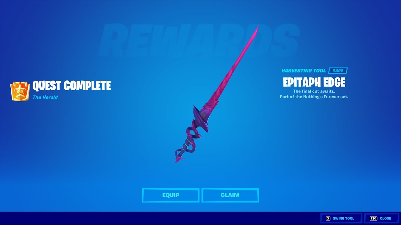 How to Ignite Structures to Unlock Epitaph Edge Pickaxe | Fortnite ...