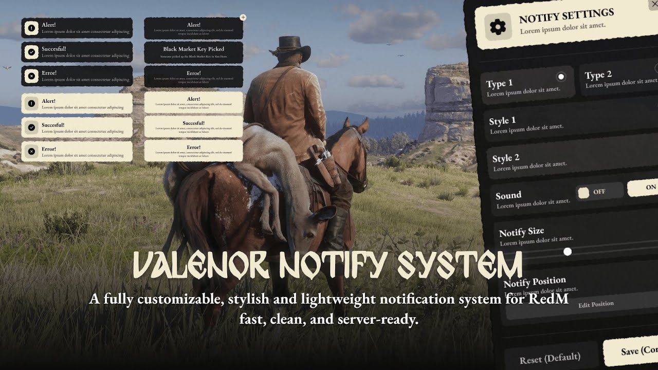 V-Notify | Most Advanced Notify System (With Two Type and Settings Menu ...